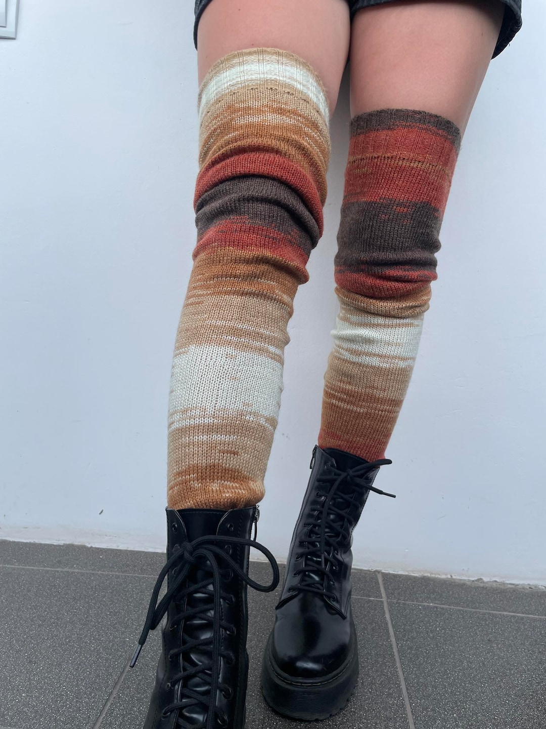 New Color Thigh High Socks Tall ,thigh High Stockings ,fuzzy Socks ,leg ...