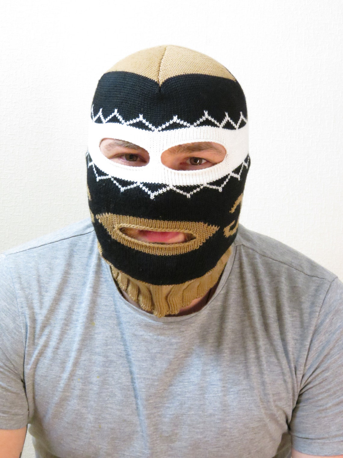 Full Face Mask, Designer Inspired Face Mask, Motobyke Mask, Balaclava ...