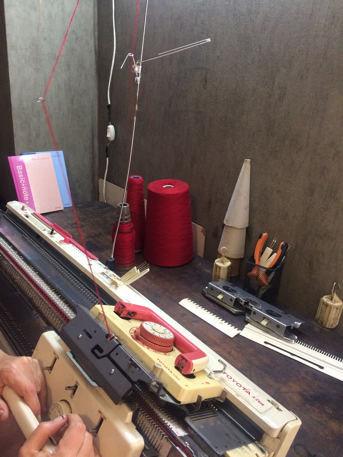 Hand Machine Knit Sweater Loose Knit Multicolored Rib | Etsy