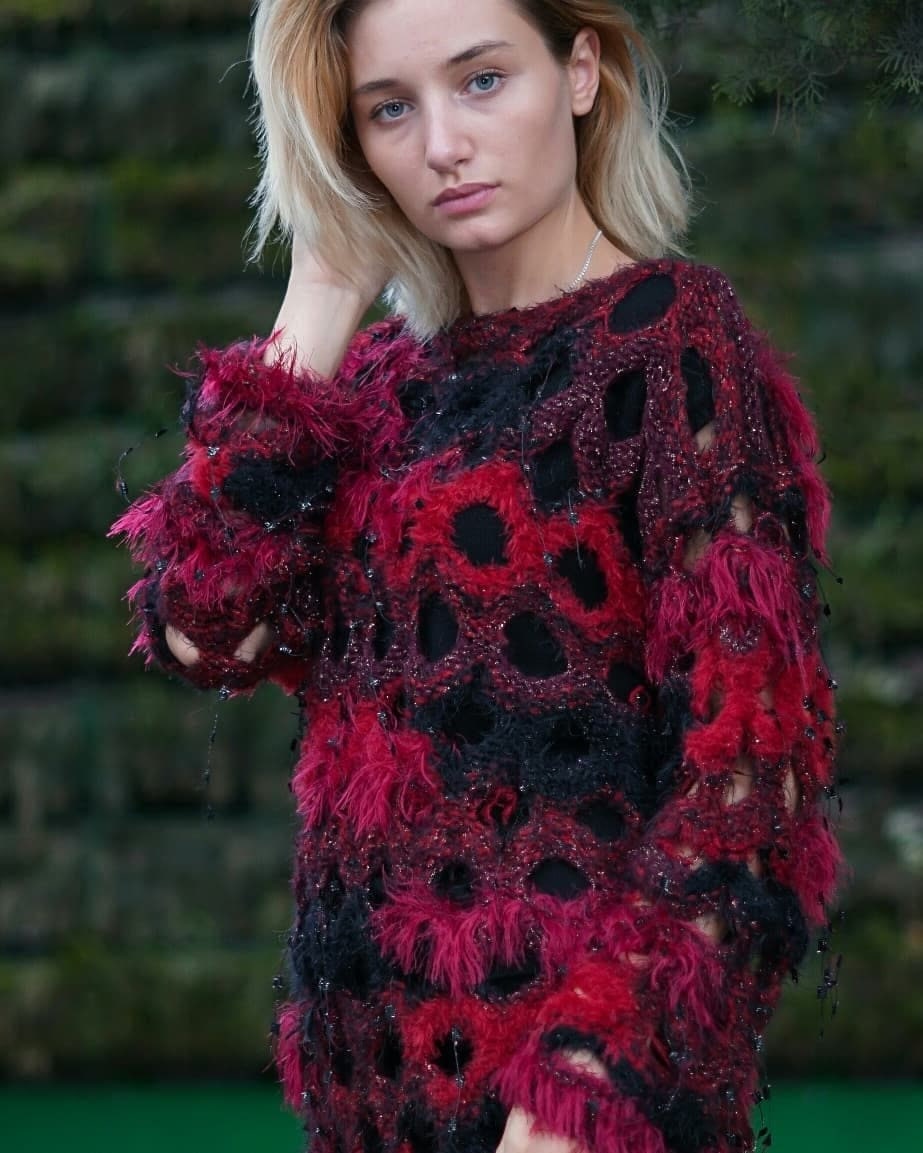 Hand Knit Sweater Hand Woven Clothes Jacket Hand Knitted - Etsy