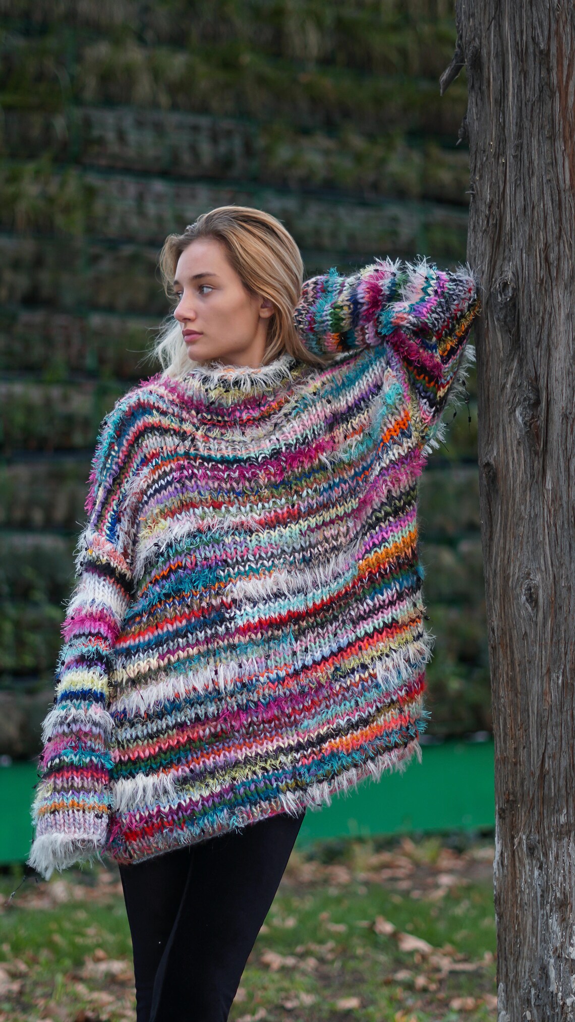 Hand Knitted Sweater Jacket Hand Knitted Production From the Best ...