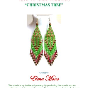 PDF Pattern and Tutorial for Double Brick Stitch Fringe | Etsy