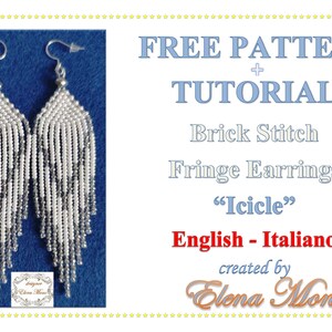 PDF Pattern and Tutorial for Double Brick Stitch Fringe - Etsy