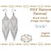 PDF Pattern and Tutorial for Double Brick Stitch Fringe - Etsy