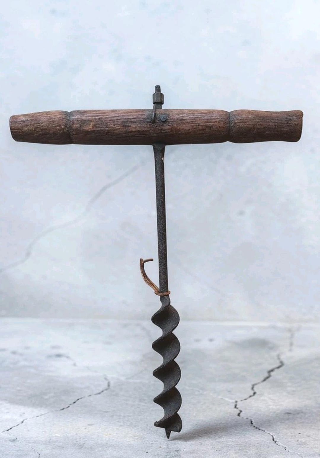 Antique Hand Auger Drill Wood T Handle Carpenter Tool - Etsy UK