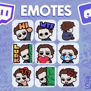 Legion Emote Set 1 Twitch Discord Streaming Horror DBD Frank, Julie ...