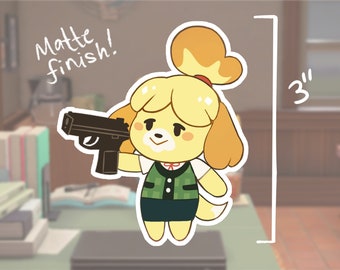 Isabelle Sticker - Etsy