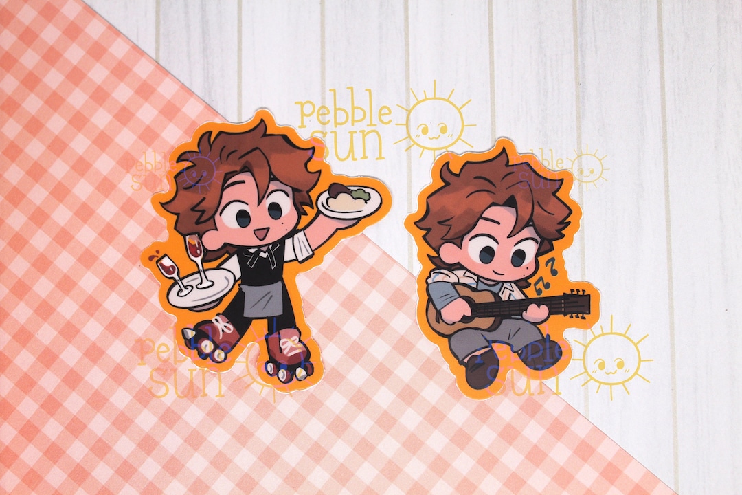 Rody Lamoree | Dead Plate | Matte Vinyl Stickers - Etsy