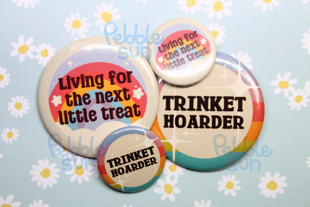 Trinket/little Treat Pinback Buttons - Etsy