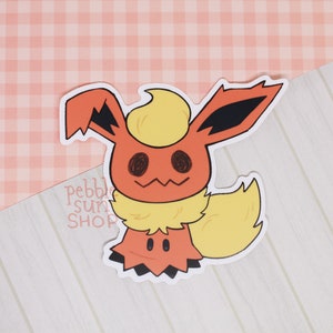 Mimikyu Eeveelutions 3 Inch Matte Vinyl Stickers - Etsy