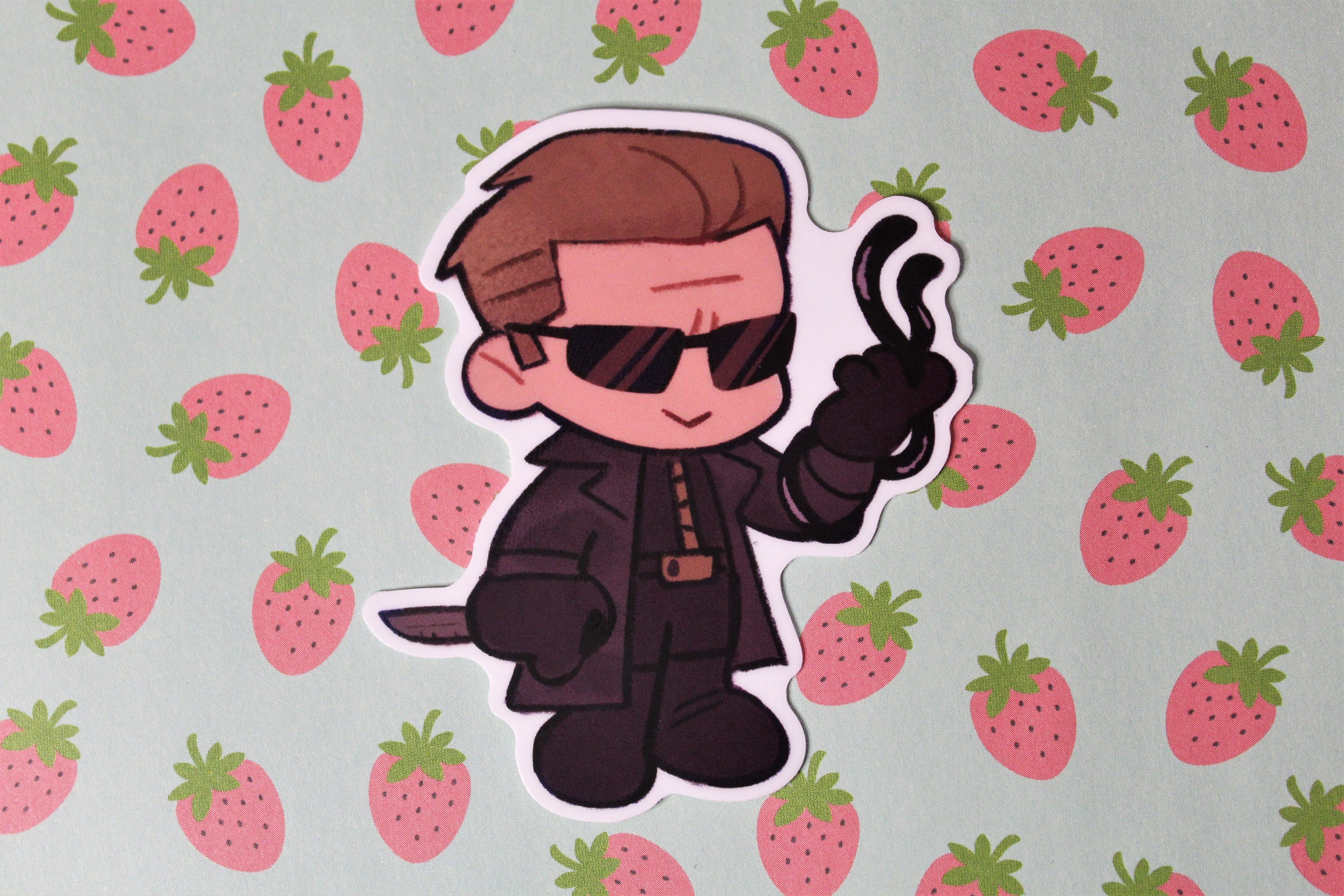 Resident Evil Albert Wesker Sticker Matte 3 - Etsy