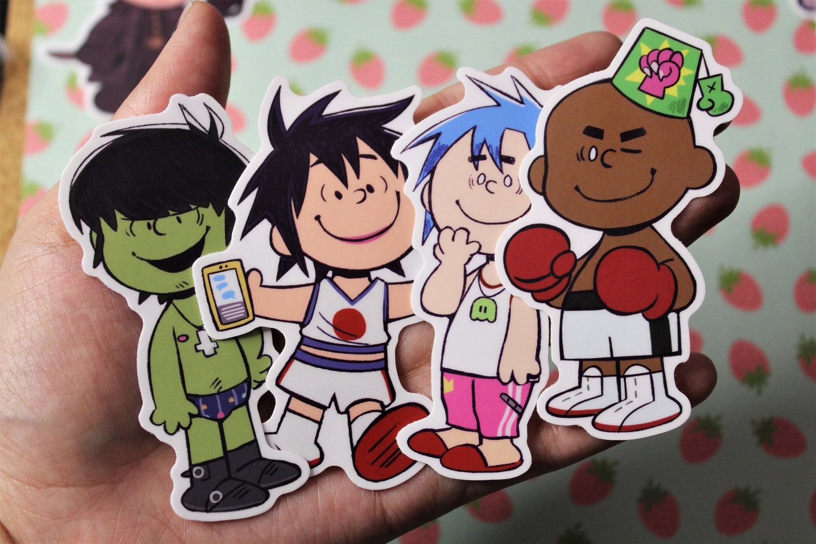 Gorillaz 3.5in Matte Vinyl Stickers - Etsy