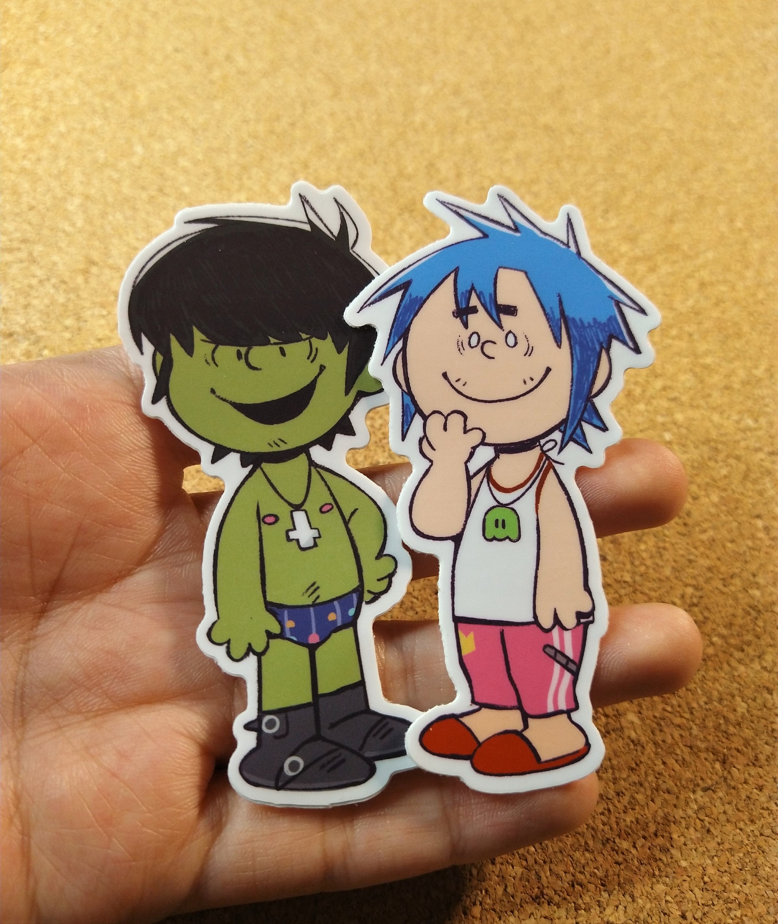 Gorillaz 3.5in Matte Vinyl Stickers - Etsy