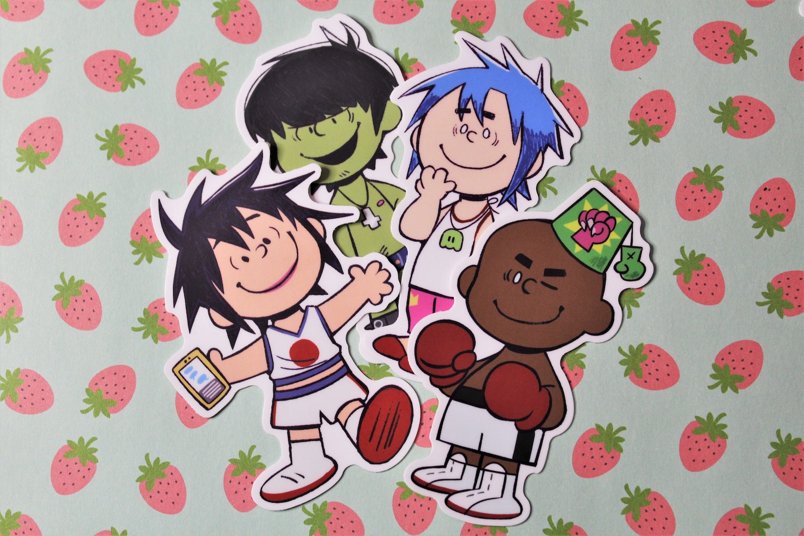 Gorillaz 3.5in Matte Vinyl Stickers - Etsy