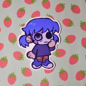 Sally Face Vinyl Sticker Matte 2.75" - Etsy