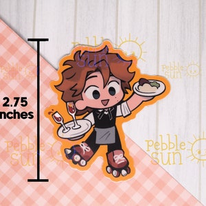 Rody Lamoree | Dead Plate | Matte Vinyl Stickers - Etsy