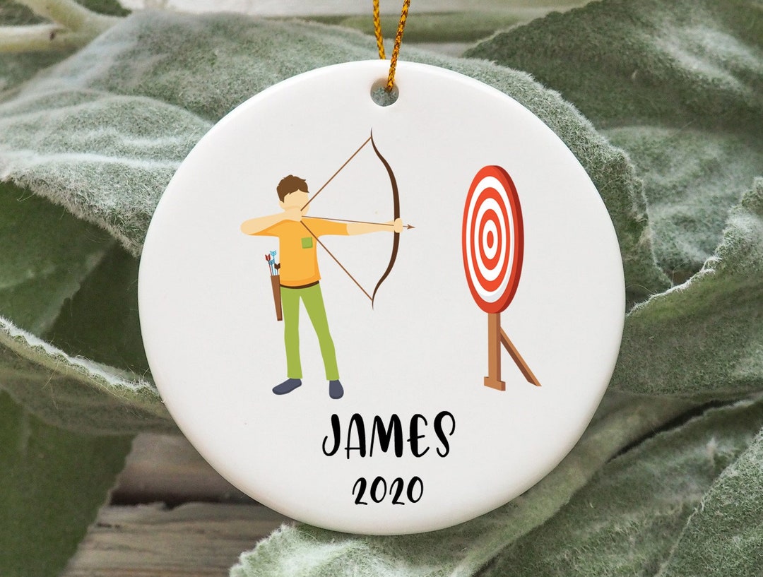 Personalized Archery Christmas Ornament, Archery Christmas Tree ...