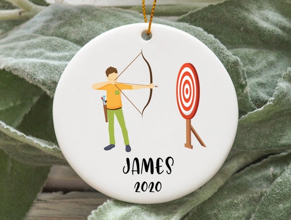 Personalized Archery Christmas Ornament Archery Christmas - Etsy