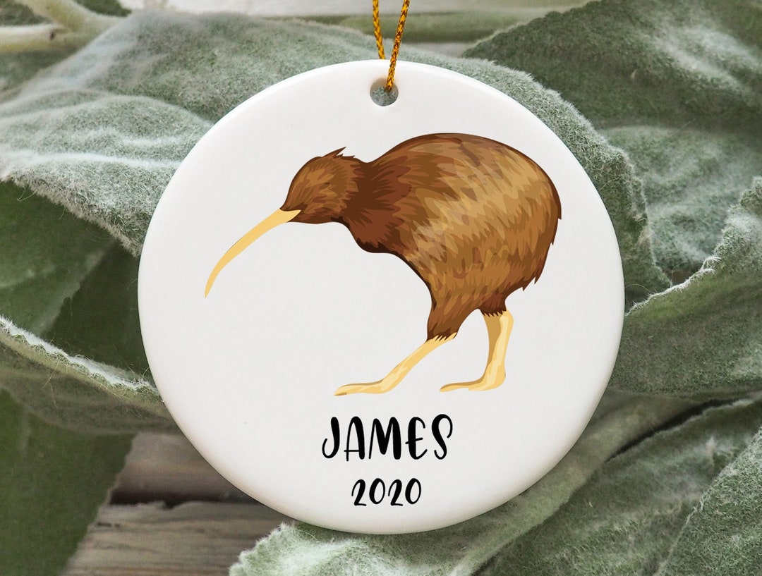 Personalized Kiwi Bird Christmas Ornament, Kiwi Bird Christmas Tree ...
