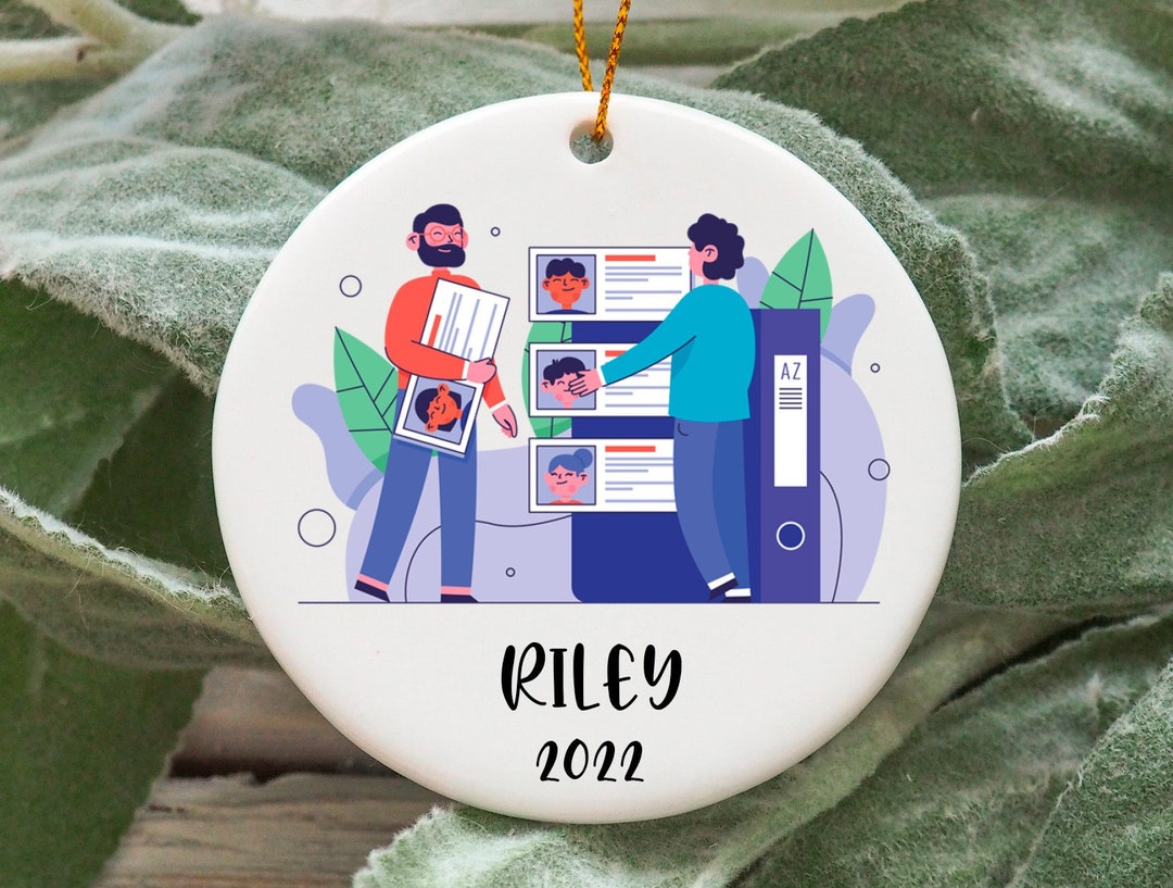 Personalized Human Resources Christmas Ornament, Custom Human Resources ...