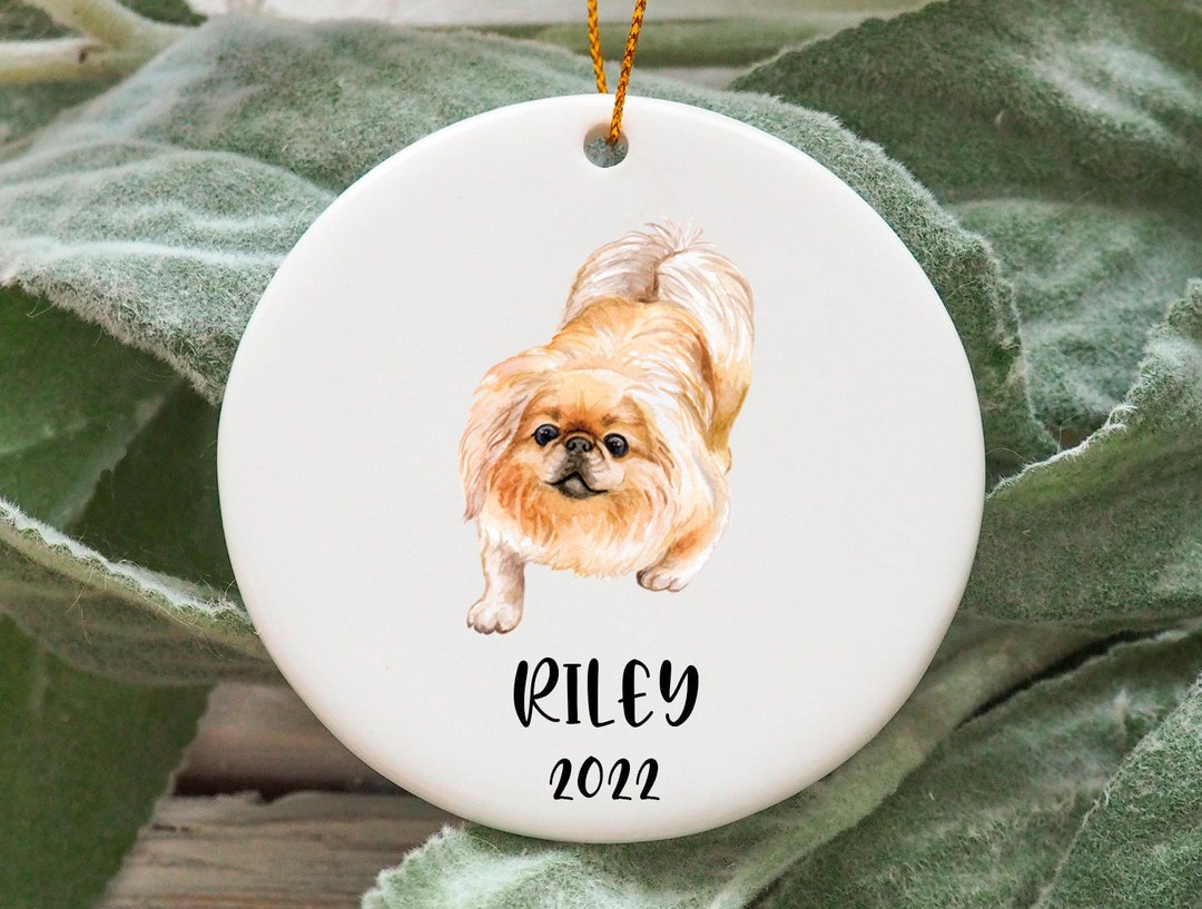 Personalized Pekingese Christmas Ornament, Custom Pekingese Gift Idea ...