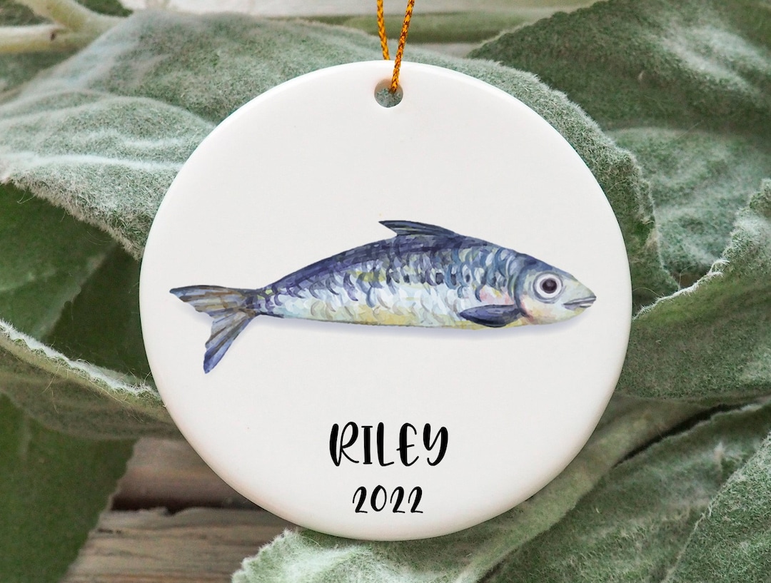 Personalized Sardines Christmas Ornament, Custom Sardines Gift Idea, Sardines Ornament, Sardines ...