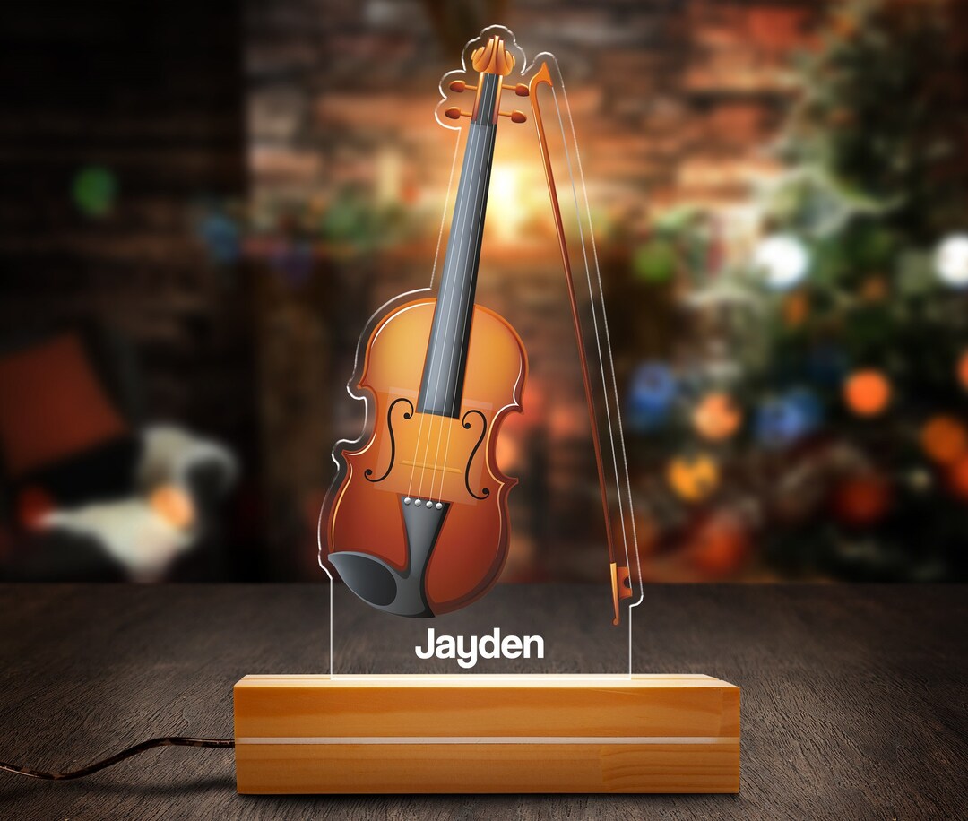 Personalized Violin Night Light, Violing Gift Ideas, Violin Players ...