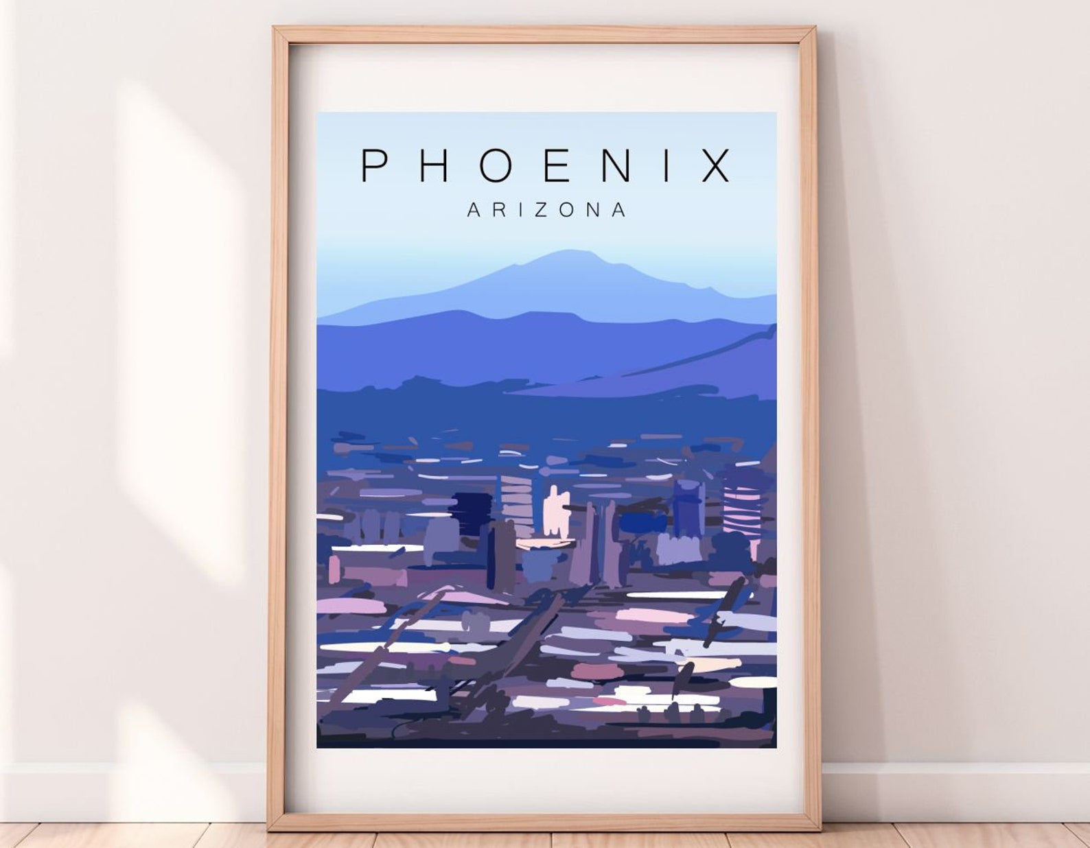 Phoenix Print Arizona Print Phoenix Canvas Phoenix Poster - Etsy
