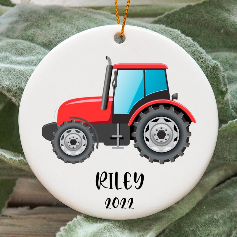Tractor Ornament - Etsy