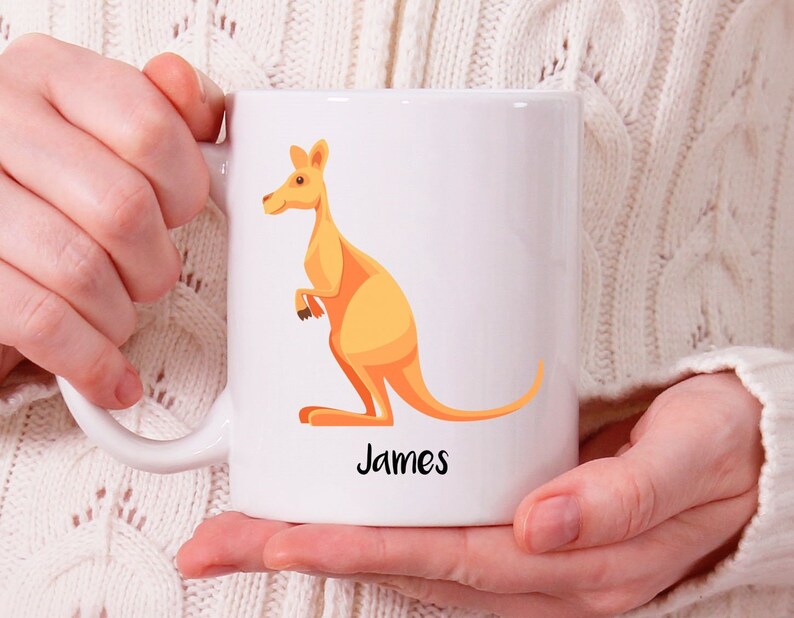 Personalized Kangaroo Mug Kangaroo Gift Kangaroo Cup - Etsy