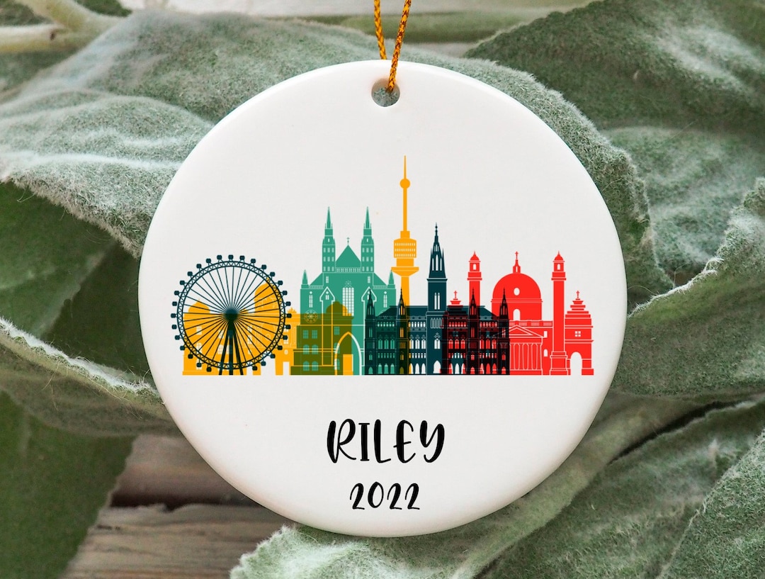 Personalized Vienna Christmas Ornament, Custom Vienna Gift Idea, Vienna ...
