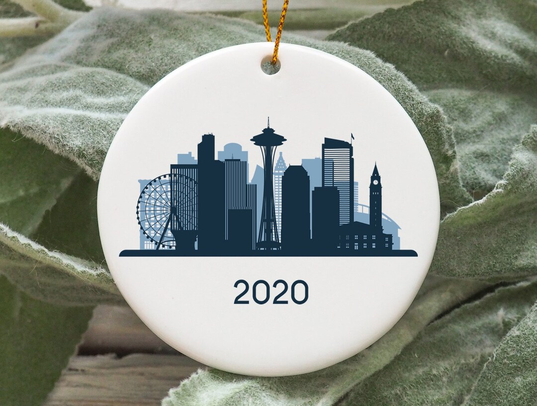 Seattle Christmas Ornament, Seattle Christmas Decorations, Seattle ...