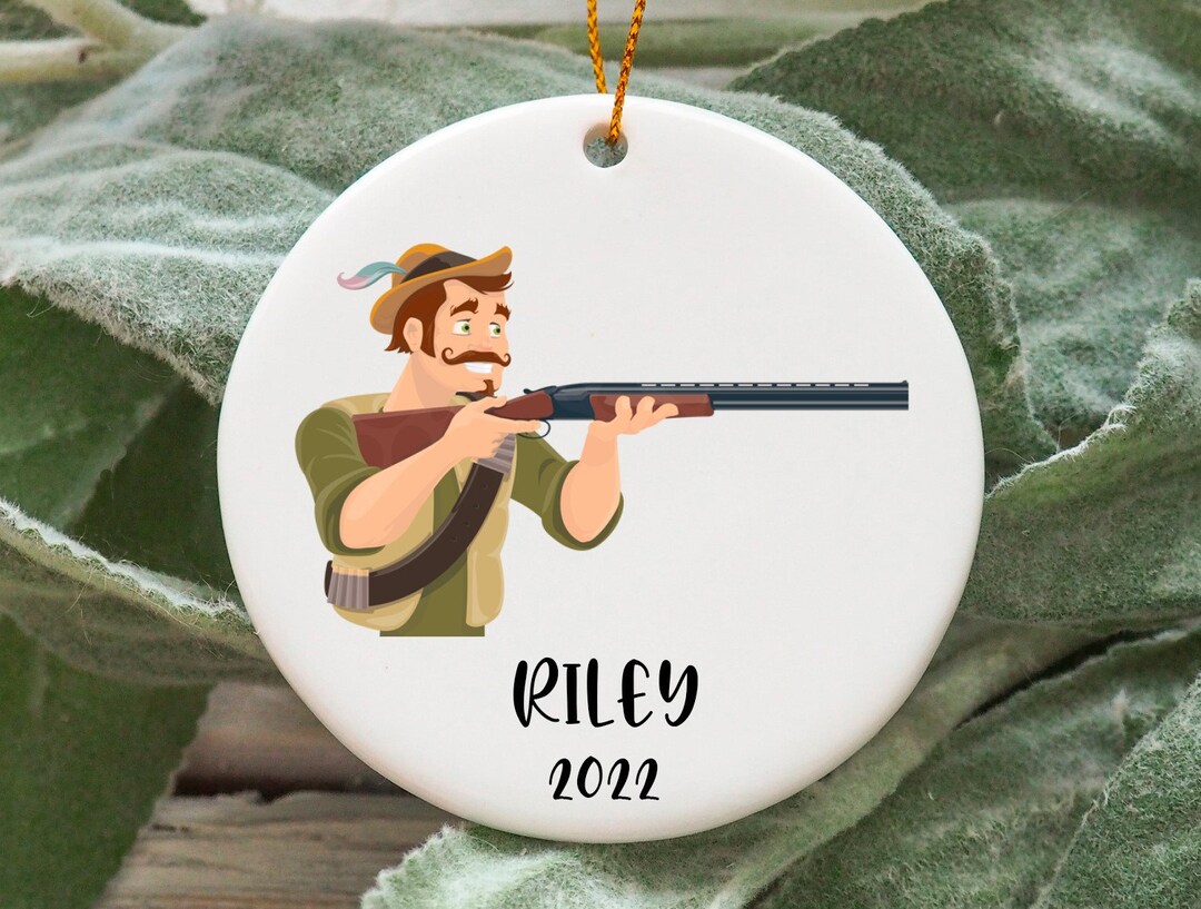 Personalized Hunter Christmas Ornament, Custom Hunter Gift Idea, Hunter ...