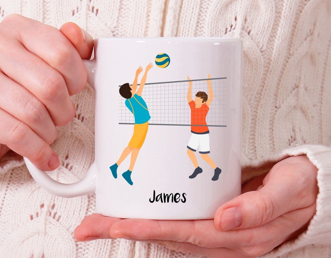 Personalized Volleyball Mug, Volleyball Gift, Volleyball Cup ...