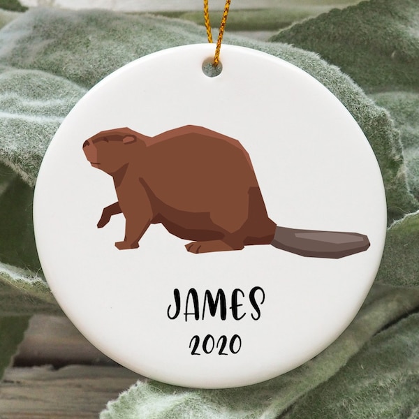 Beaver Ornament - Etsy
