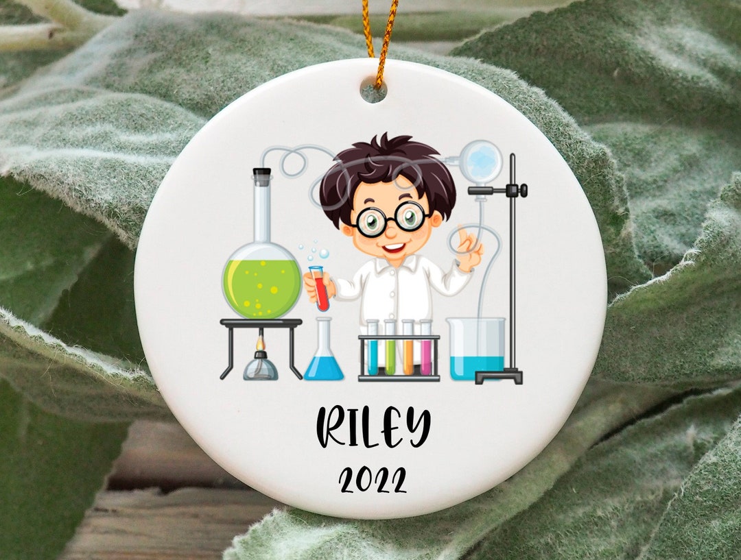 Personalized Chemist Christmas Ornament, Custom Chemist Gift Idea ...
