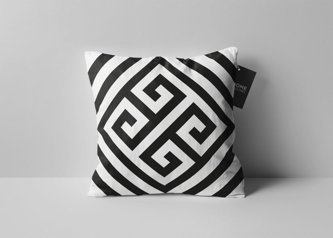 Minimal Geometric Cushion 45cm 55cm and 60cm Greek Key - Etsy Canada