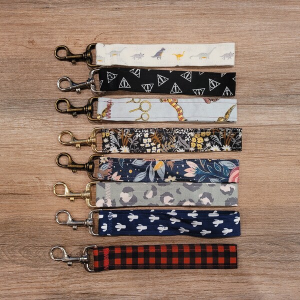 Fabric Keychains - Etsy