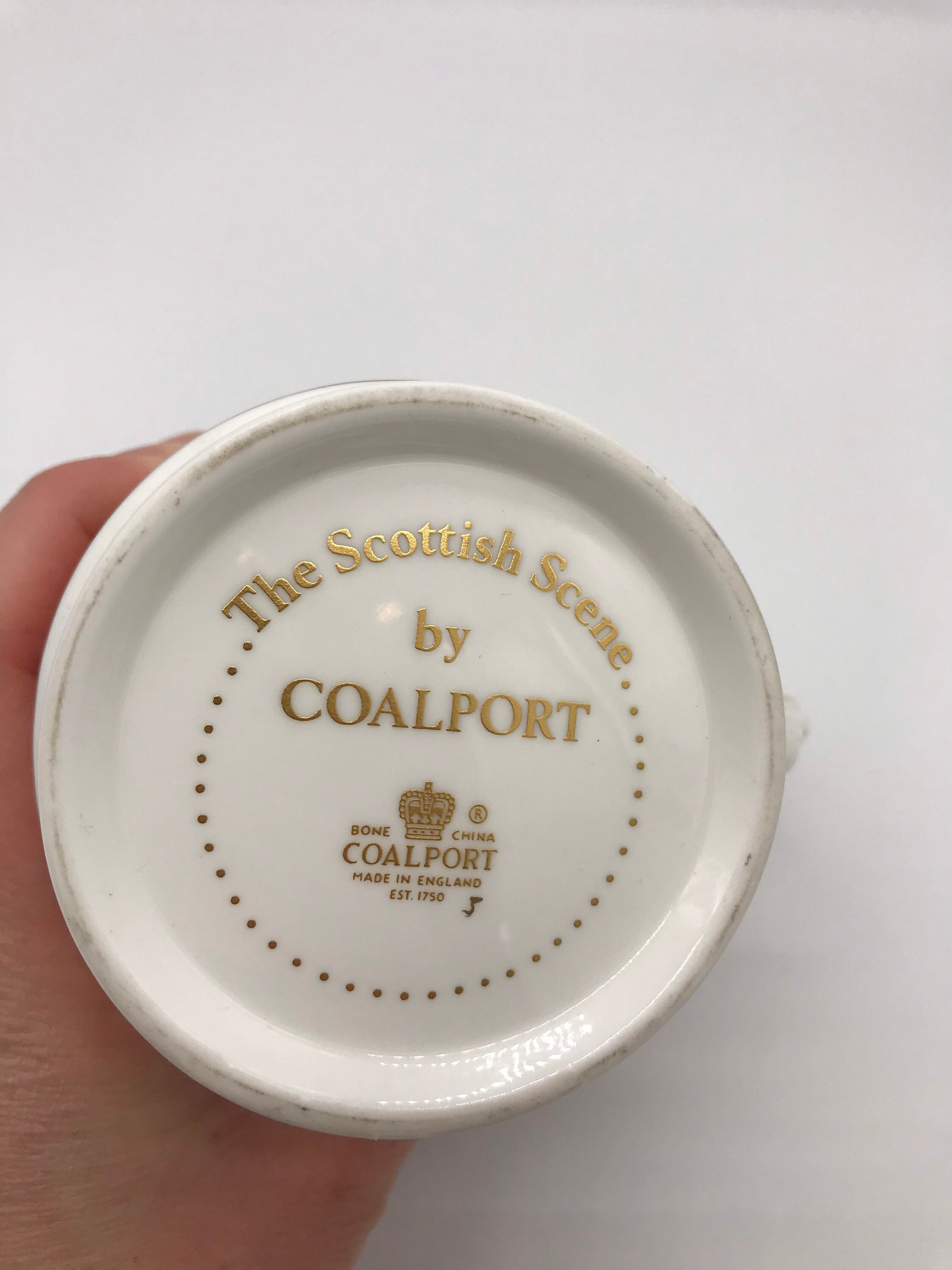 Charming Vintage Scottish Scene Tankard by Coalport Featuring Key ...