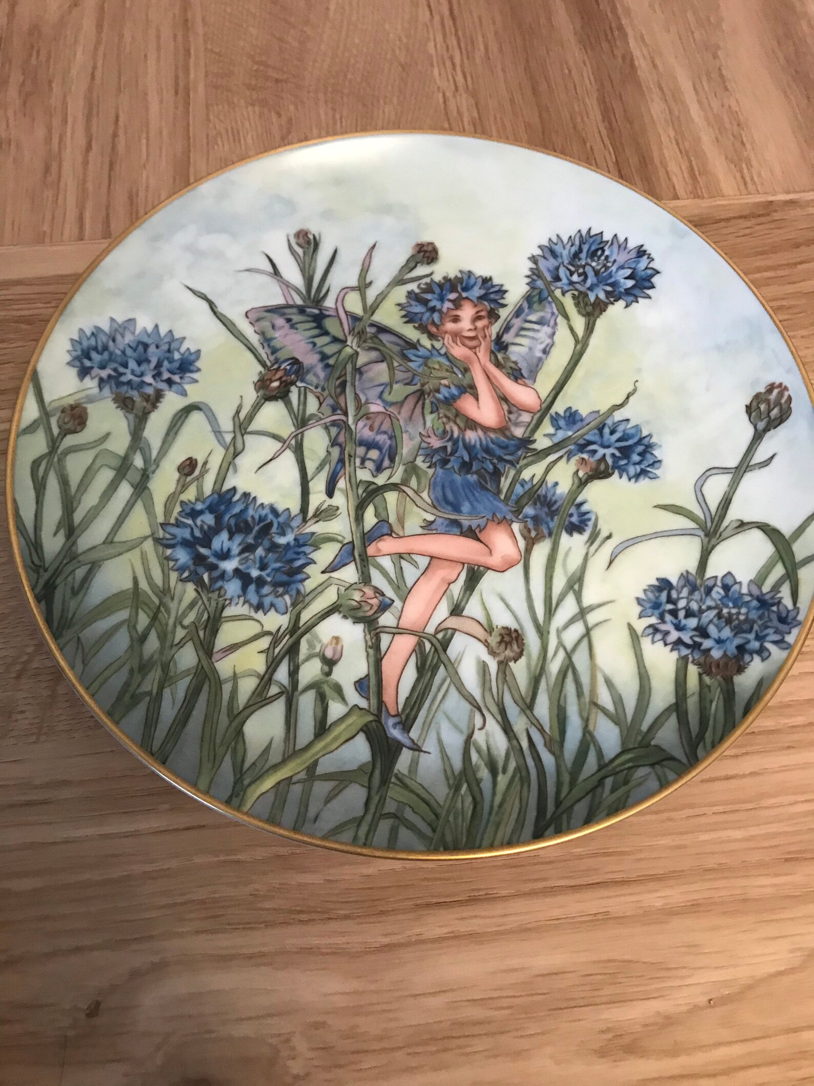 Villeroy & Boch vintage Flower Fairy Plate The Cornflower - Etsy 日本