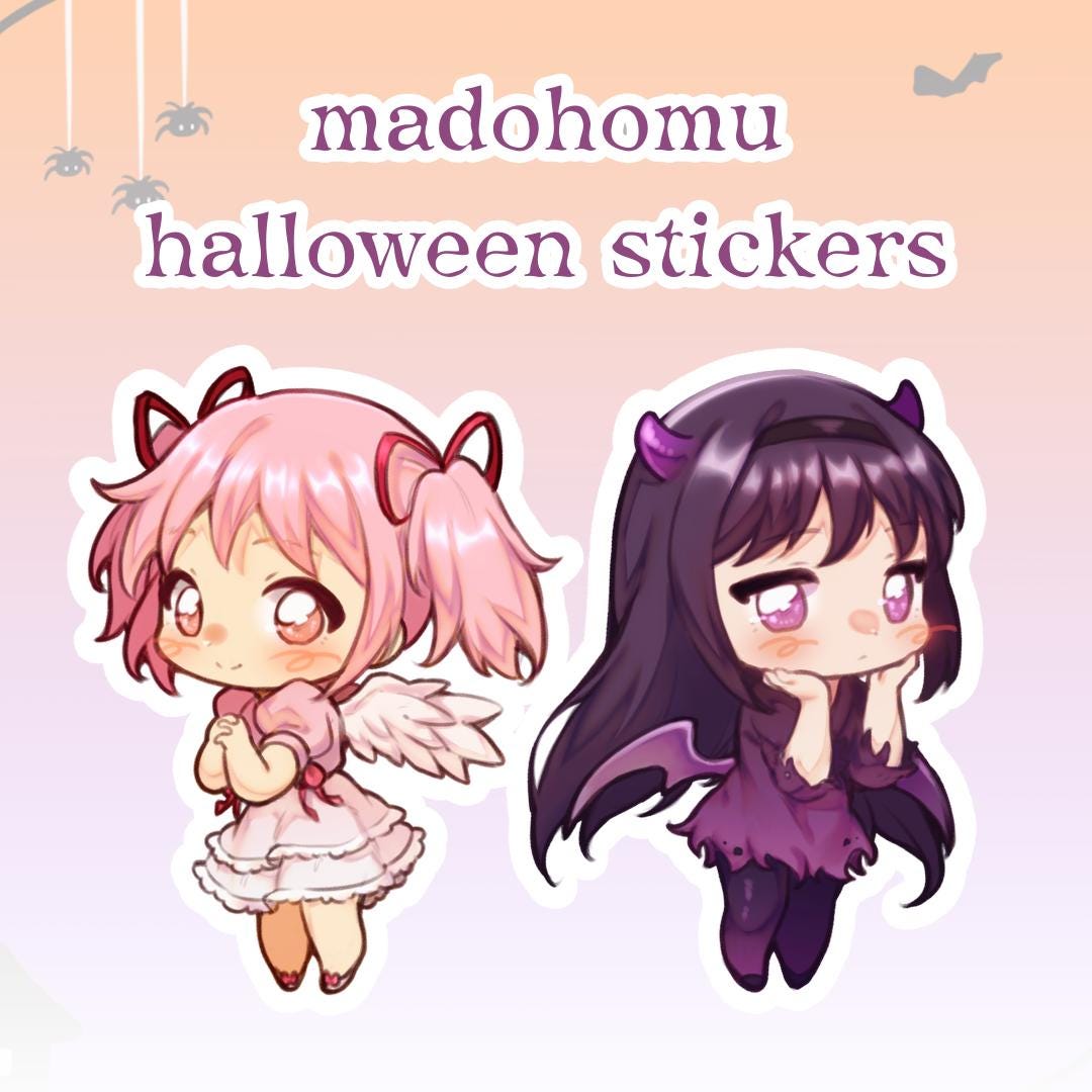 Madohomu Angel & Devil Stickers - Etsy