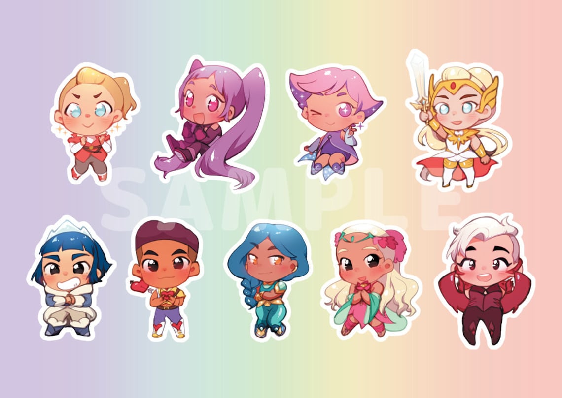She-ra Stickers & Sticker Sheet - Etsy