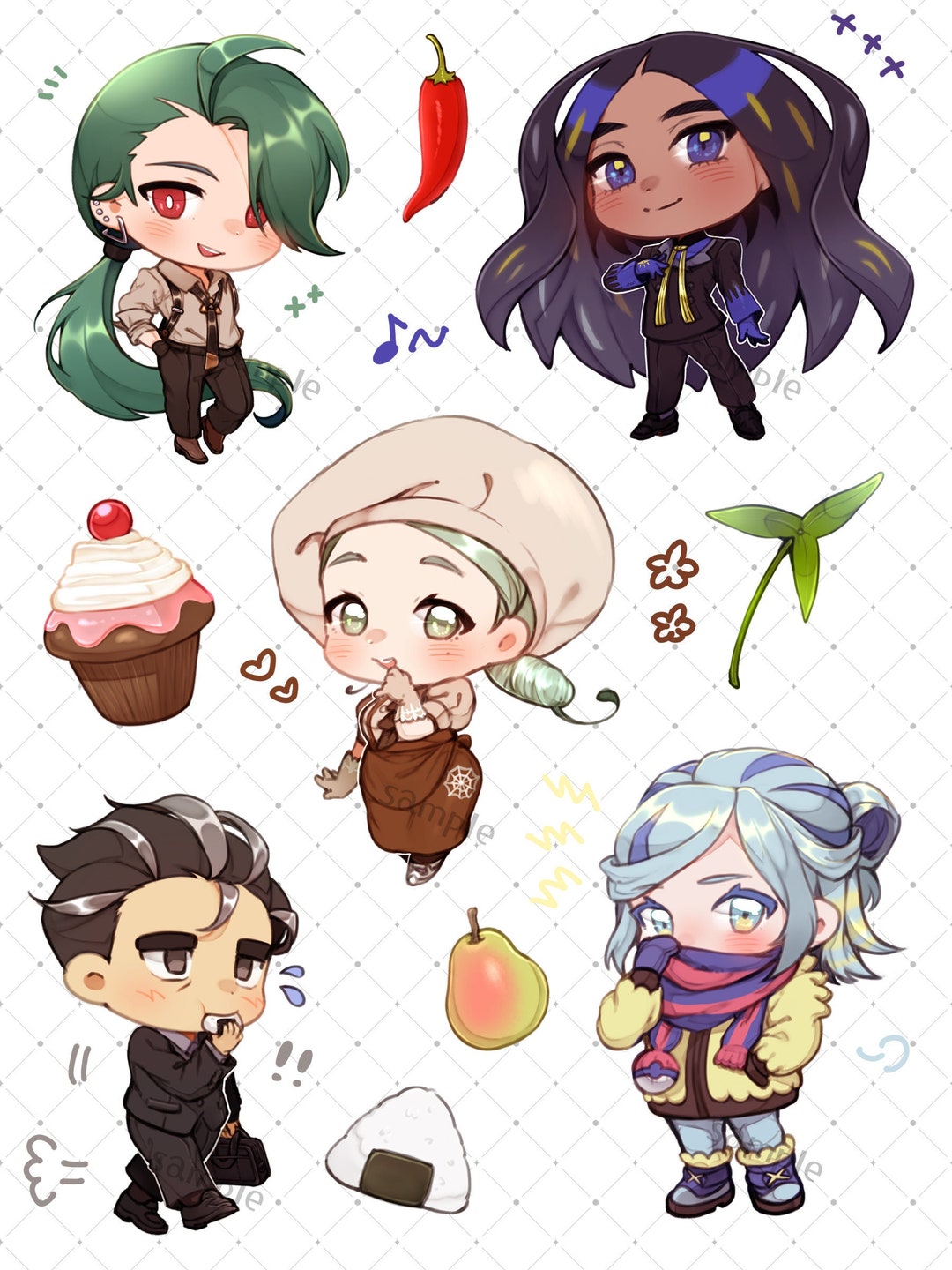 Pokemon Scarlet & Violet Trainers Sticker Sheet - Etsy