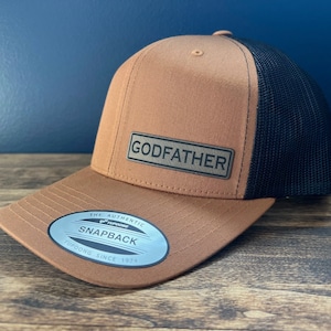 Godfather Hat | Custom Godfather Gift | Snapback Hat | Godfather ...