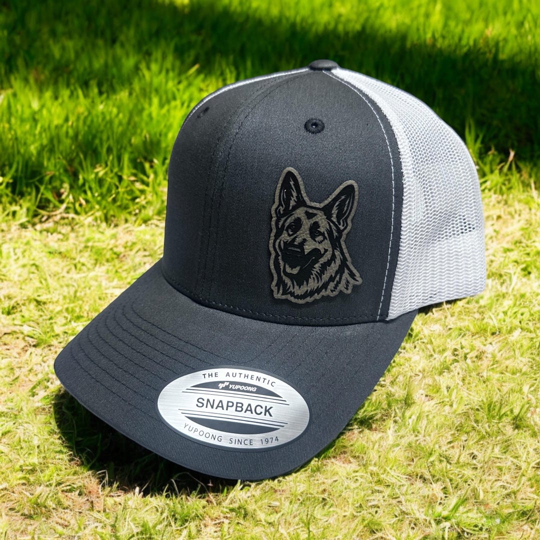 German Shepherd GSD Snapback Hat | Trendy Hat | Hat Trend | Dog Hat ...