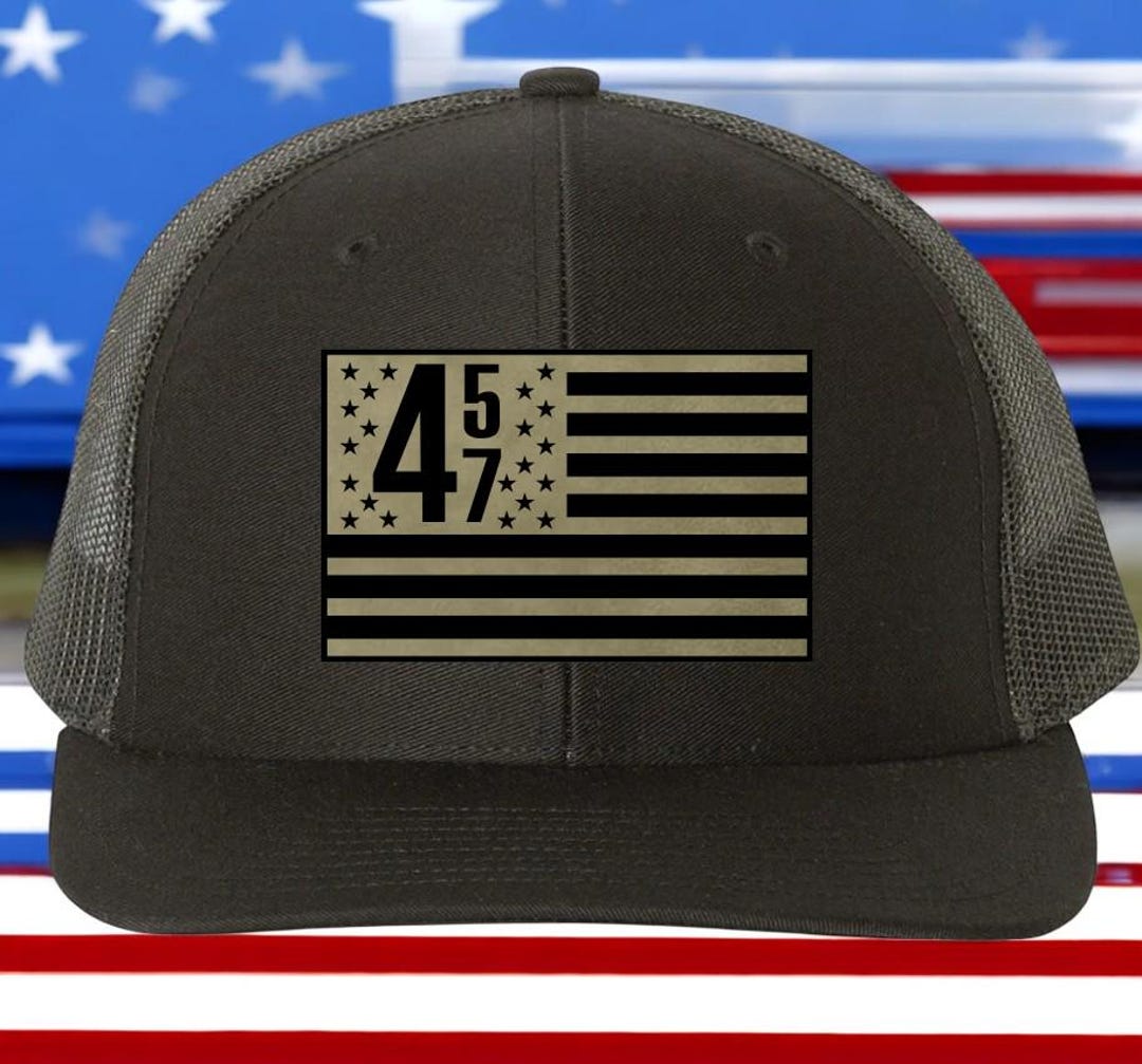 Trump 45 47 Trucker Hat | Patriotic Political Gift - Etsy