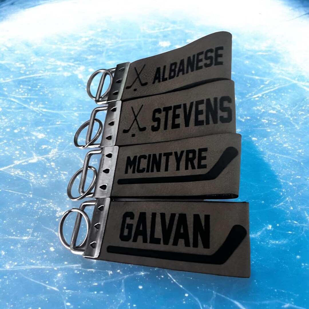 Custom Hockey Keychain | Backpack Tag | Team Order | Personalized ...