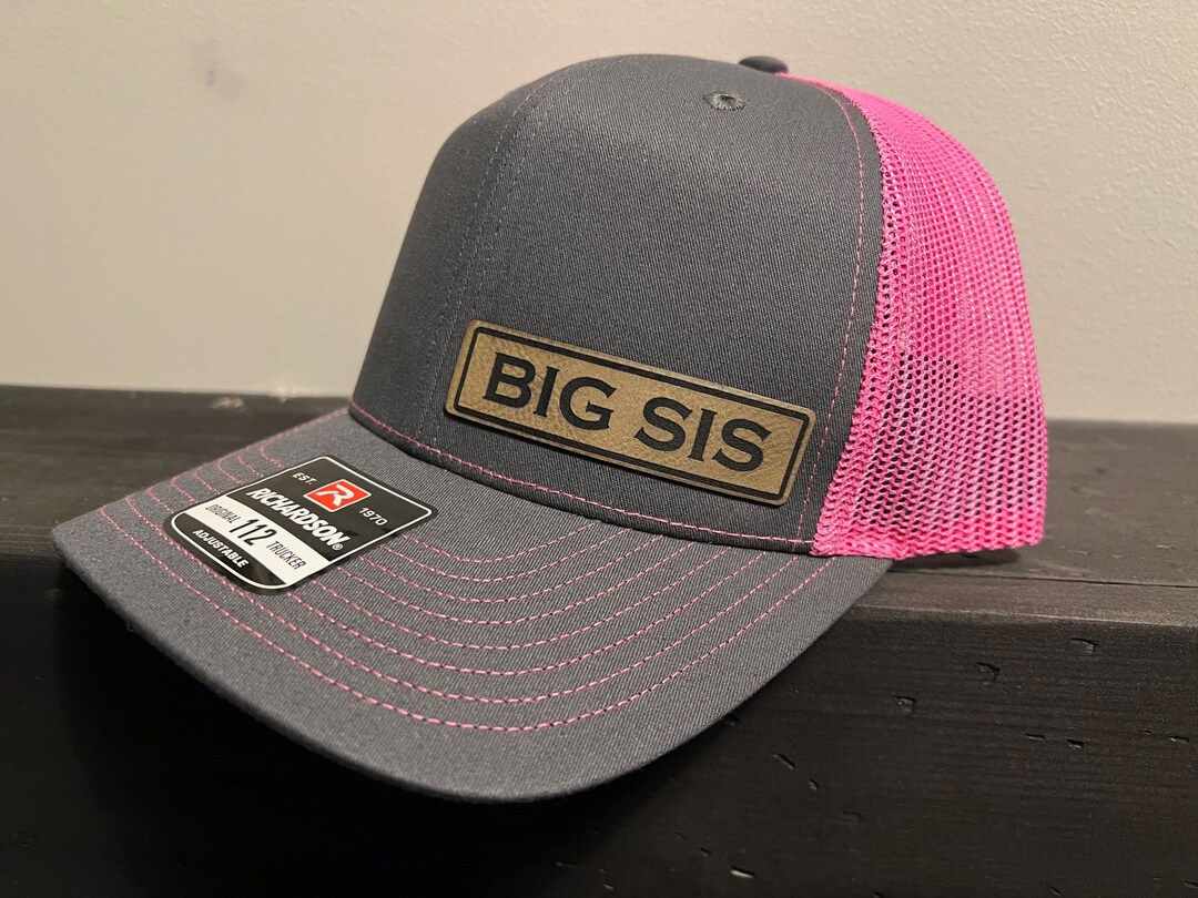Big Sis Hat | Custom Big Sis Gift | Snapback Hat | Big Sister | Sis ...