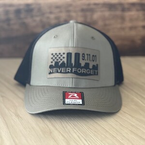 9/11 Never Forget Hat With Patch | Trendy Hat | Hat Trend | Funny Hat ...