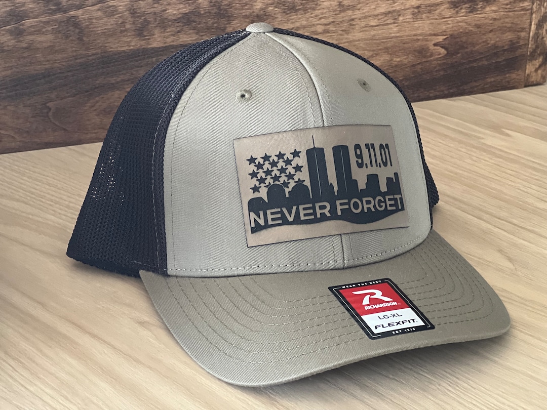 9/11 Never Forget Hat With Patch | Trendy Hat | Hat Trend | Funny Hat ...